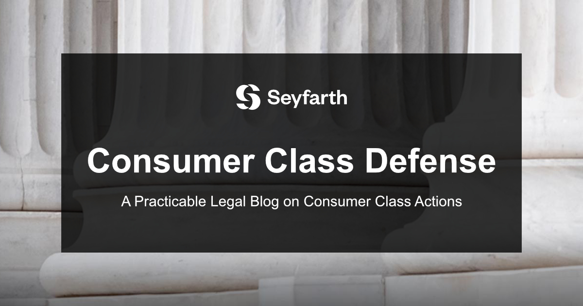 Class Action Litigation Resources | Consumer Class Defense Blog