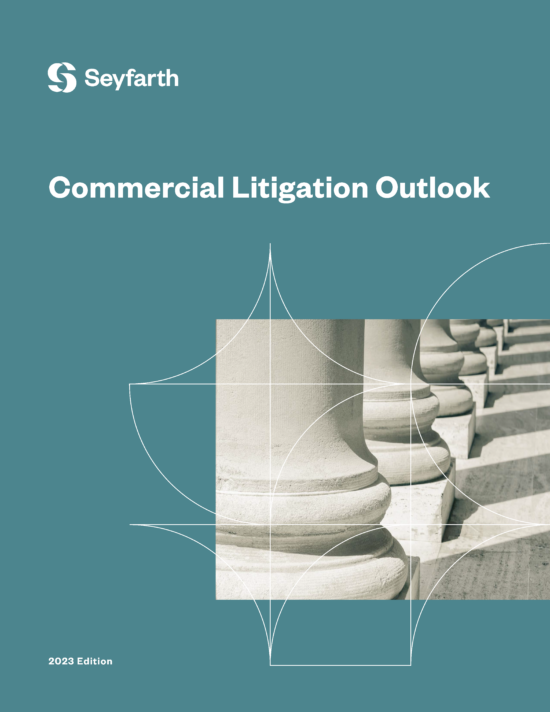 Now Available! 2023 Commercial Litigation Outlook | Consumer Class ...